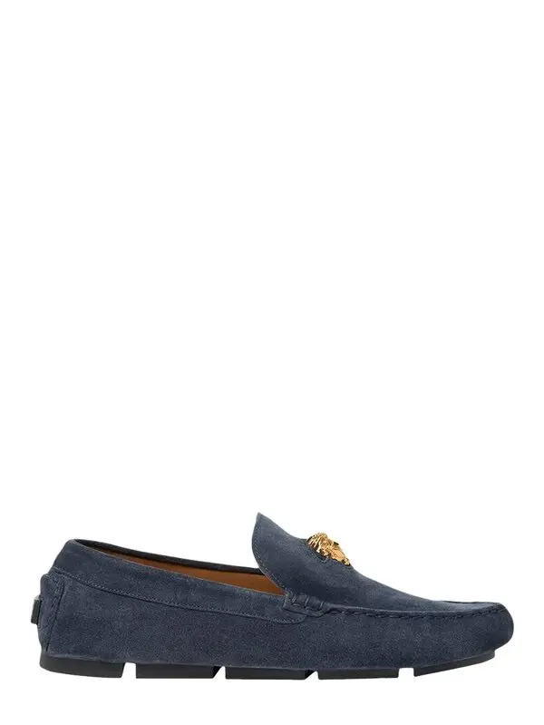 Versace La Medusa Driver Loafer - Blue