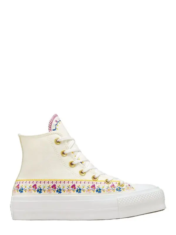 CONVERSE Chuck Taylor All Star Lift High Top Sneakers - Cream
