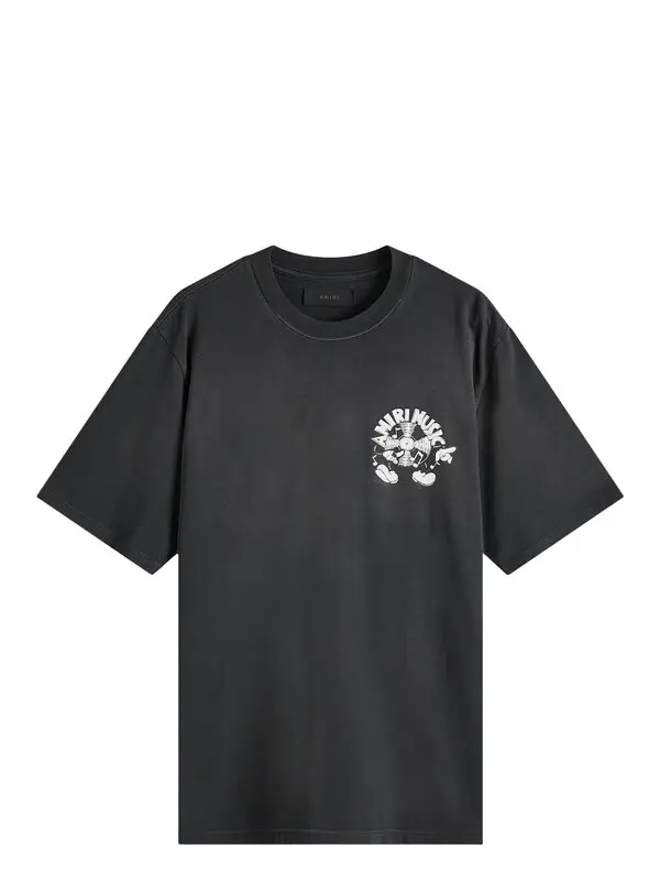 Amiri Music Record Tee - Black