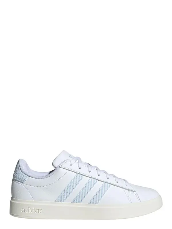Adidas Grand Court 2.0 Striped Textile - White