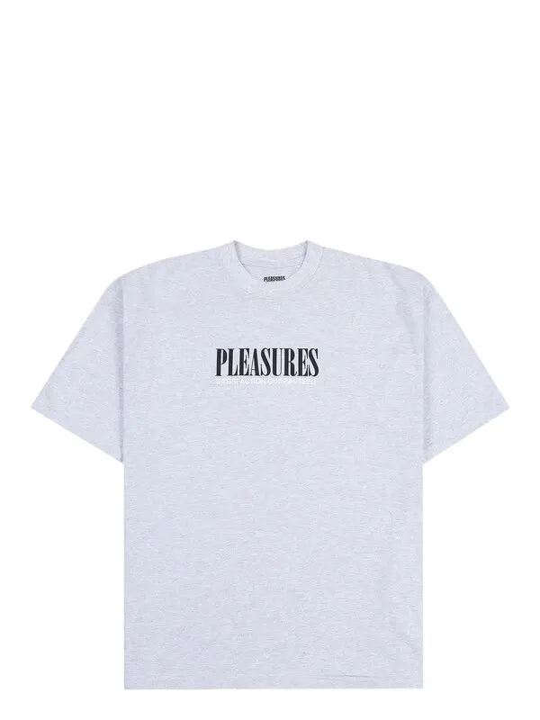 PLEASURES Satisfaction T-shirt - Grey