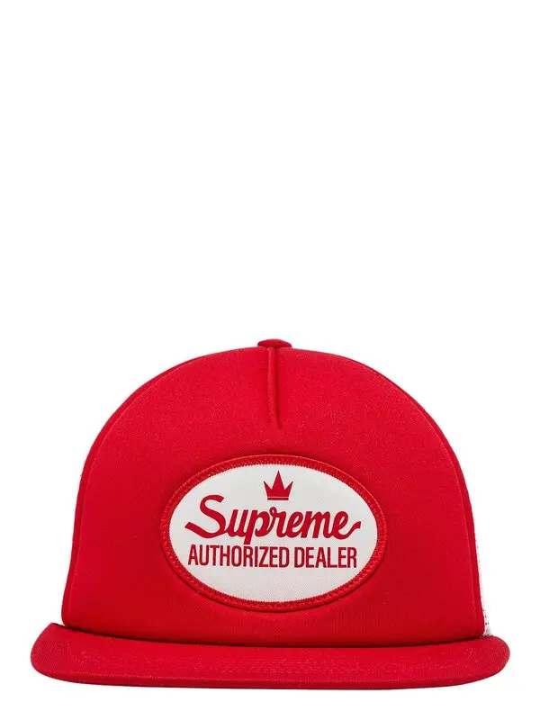 Supreme Authorized Mesh Back 5-panel - Red