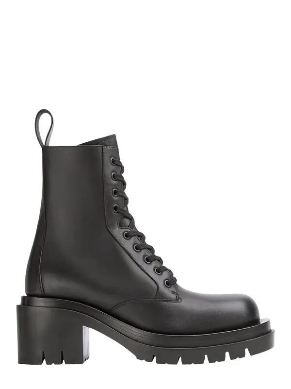 Bottega Veneta Lug Lace-up Boots - Black