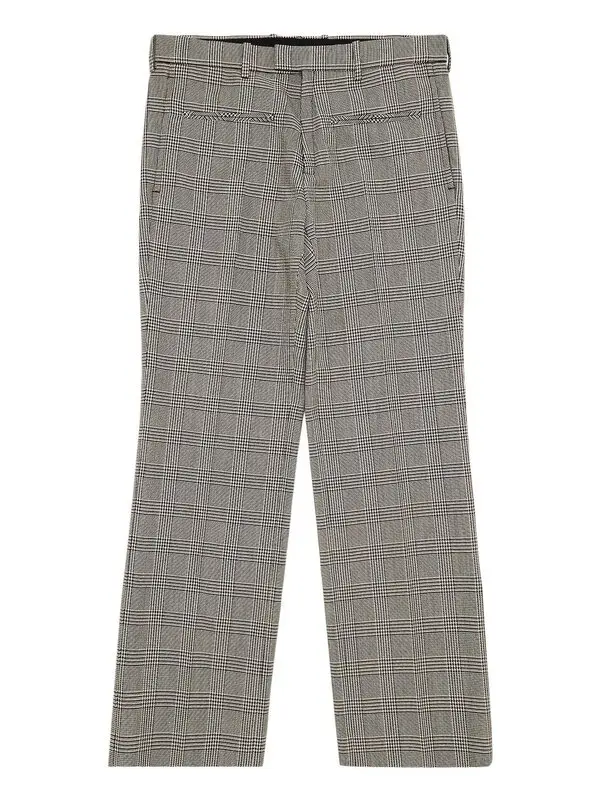 COURREGES Heritage Prince Of Wales Pants - Brown