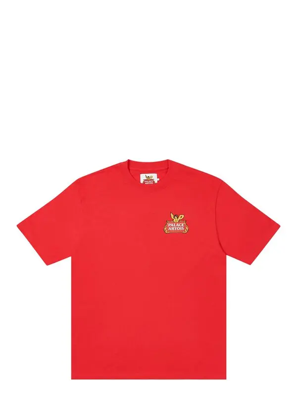 PALACE X Stella Artois P-skim T-shirt - Red