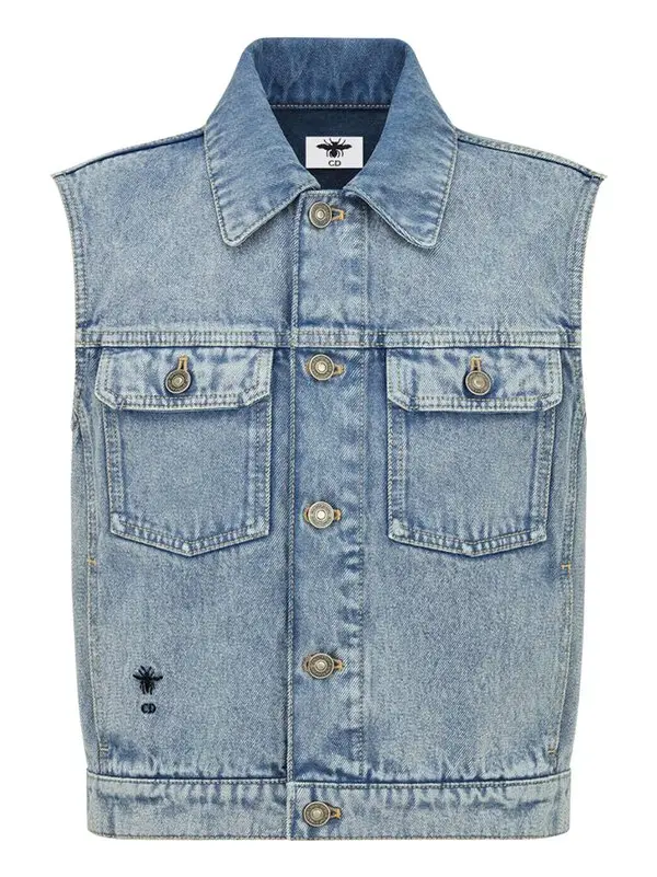 Dior Sleeveless Jacket - Blue