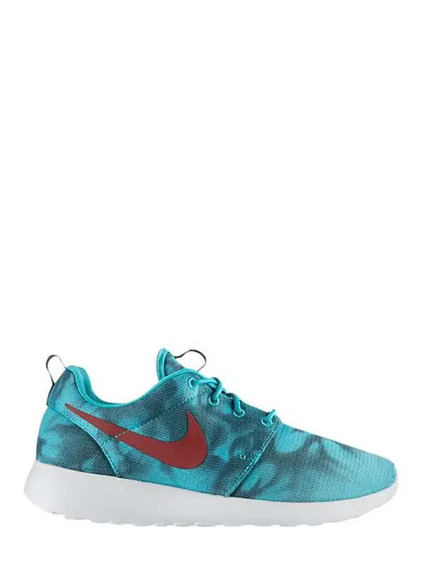 Nike Roshe Run Print Sneakers - Teal
