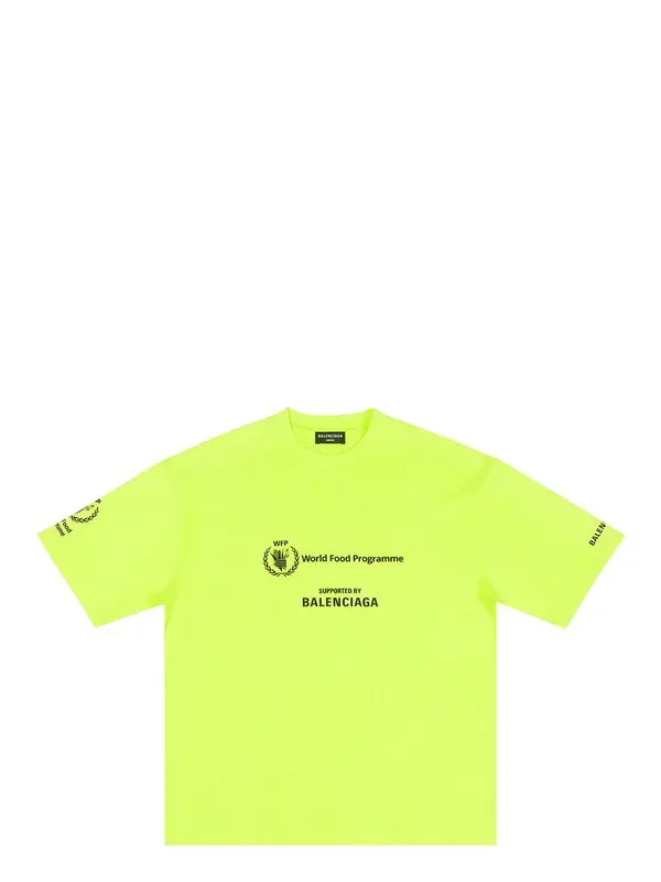 Balenciaga World Food Programme Graphic T-shirt - Yellow