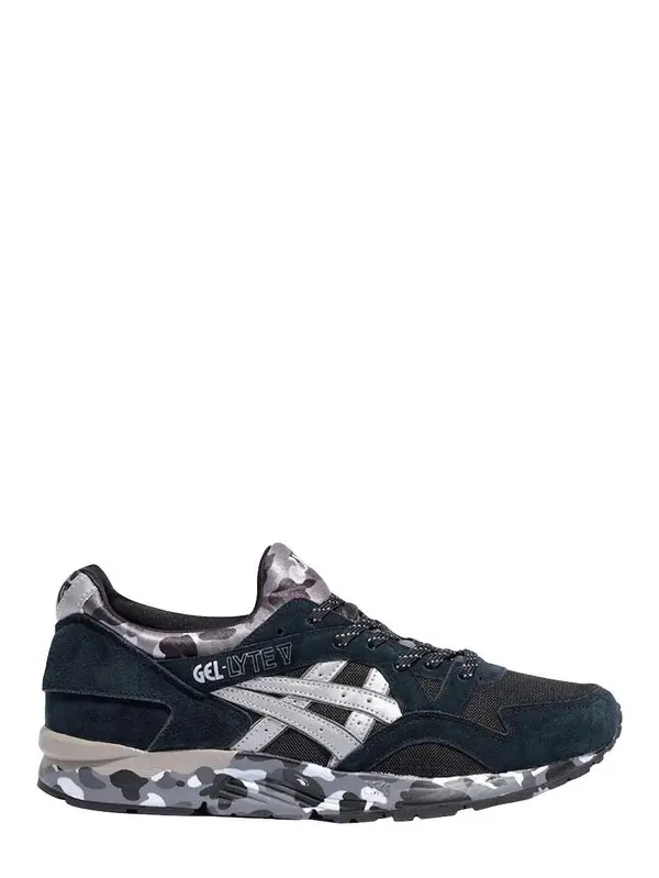 Asics A Bathing Ape X Gel-lyte 5 Sneakers - Black
