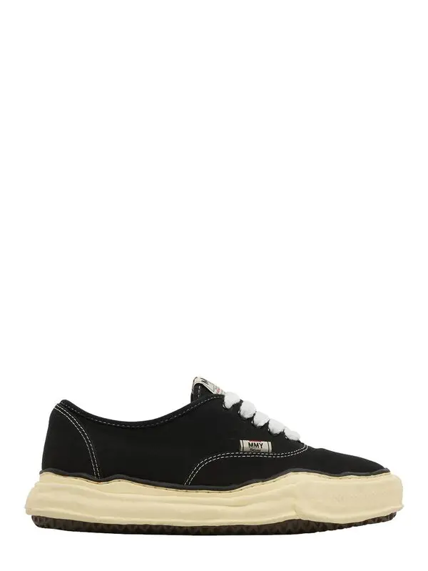 Mihara Yasuhiro Baker Og Sole Vintage Canvas Low - Black
