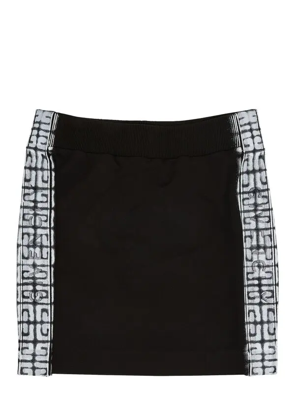 Givenchy 4g Motif High-waisted Mini Skirt - Black