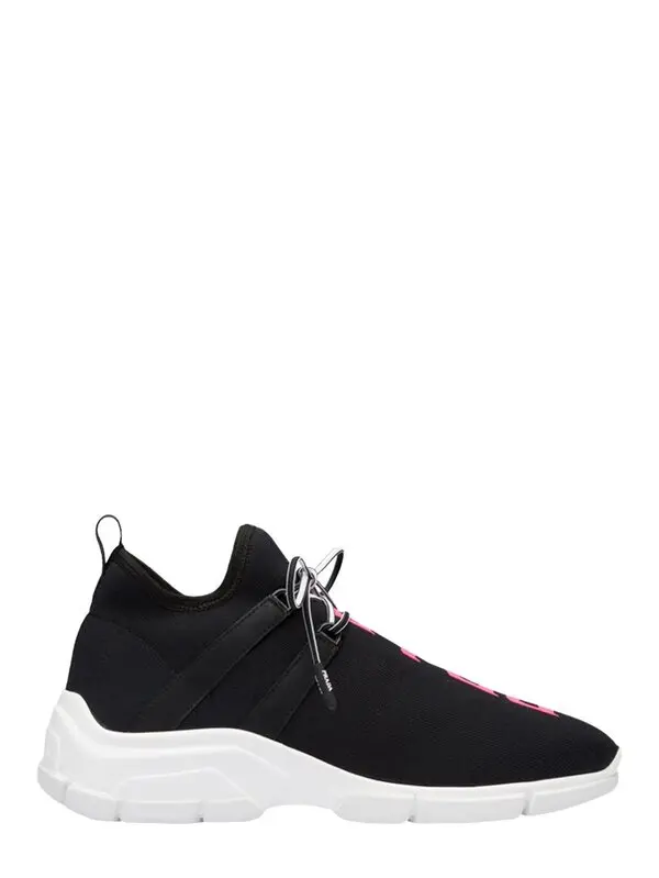 Prada Xy Knit Sneaker - Black