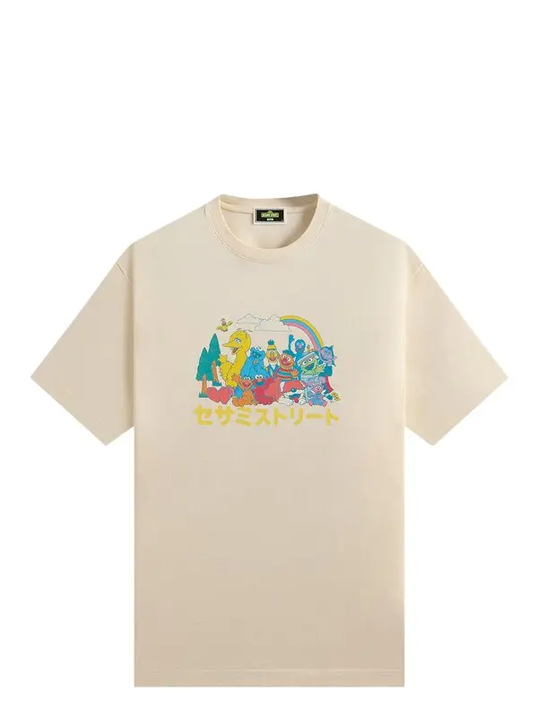 Kith X Sesame Street Camp Vintage Tee - Cream