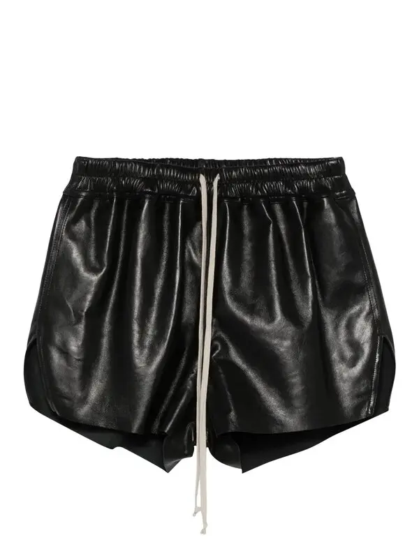 Rick Owens Pelle Boxer Shorts - Black