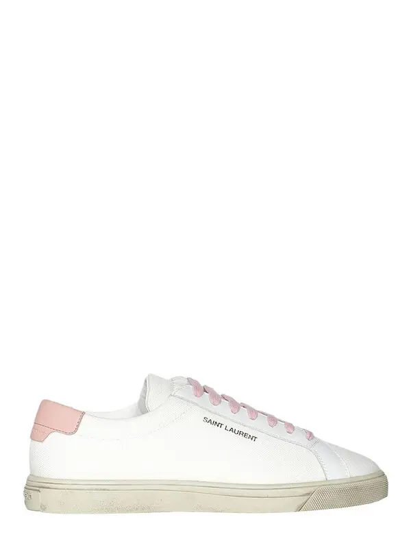 Saint Laurent Andy Low Sneakers - White