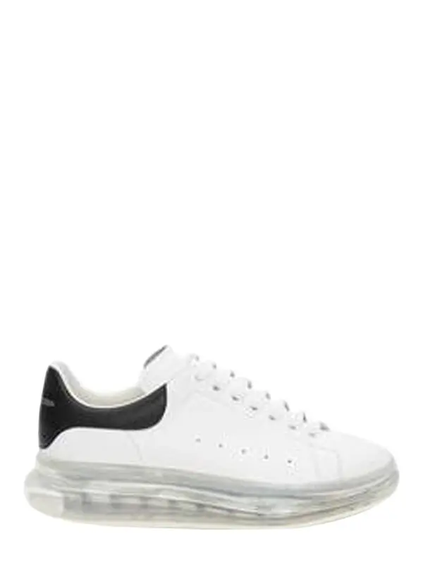 Alexander McQueen Oversized Sneaker With Clear Sole - White