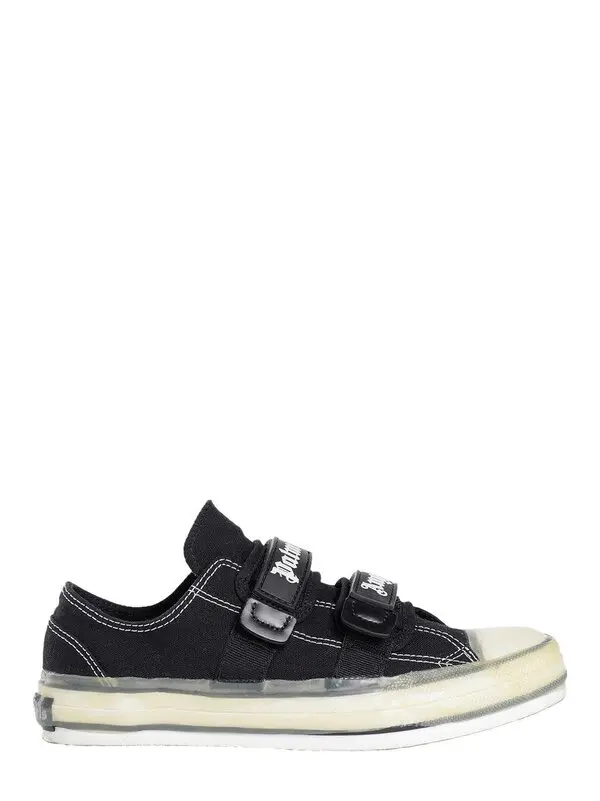 Palm Angels Vulcanized Velcro Sneakers - Black
