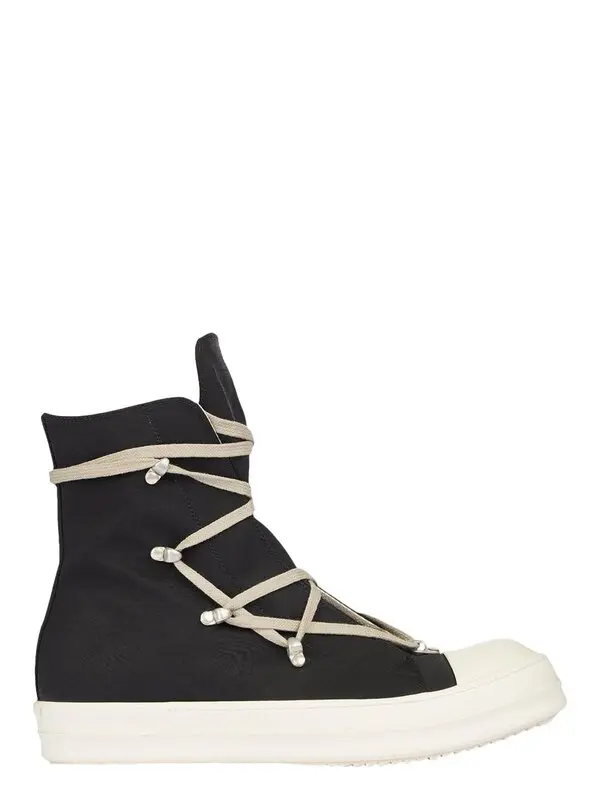 Rick Owens Strobe Cotton Nylon Hexa High - Black