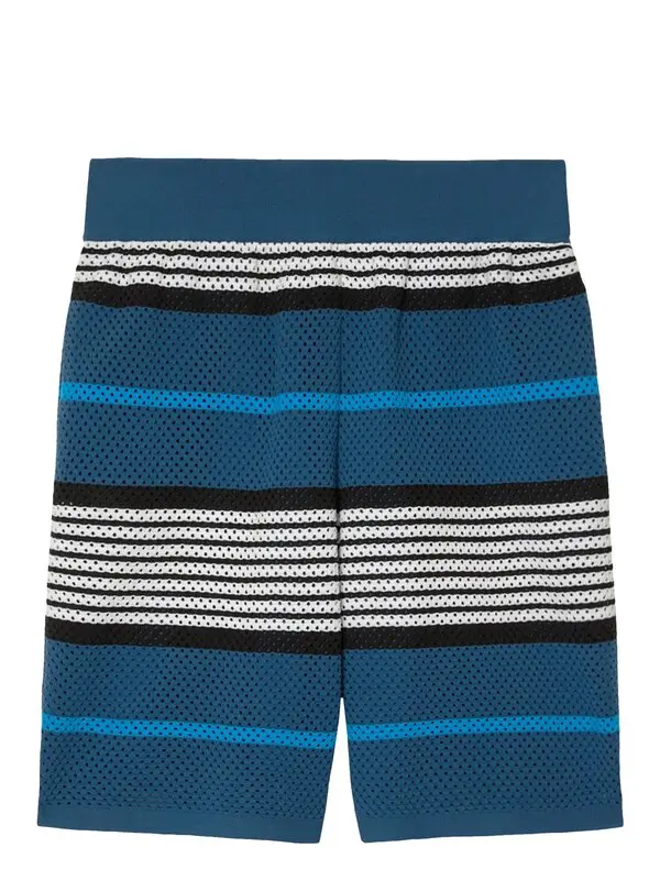 Burberry Knit Shorts - Blue