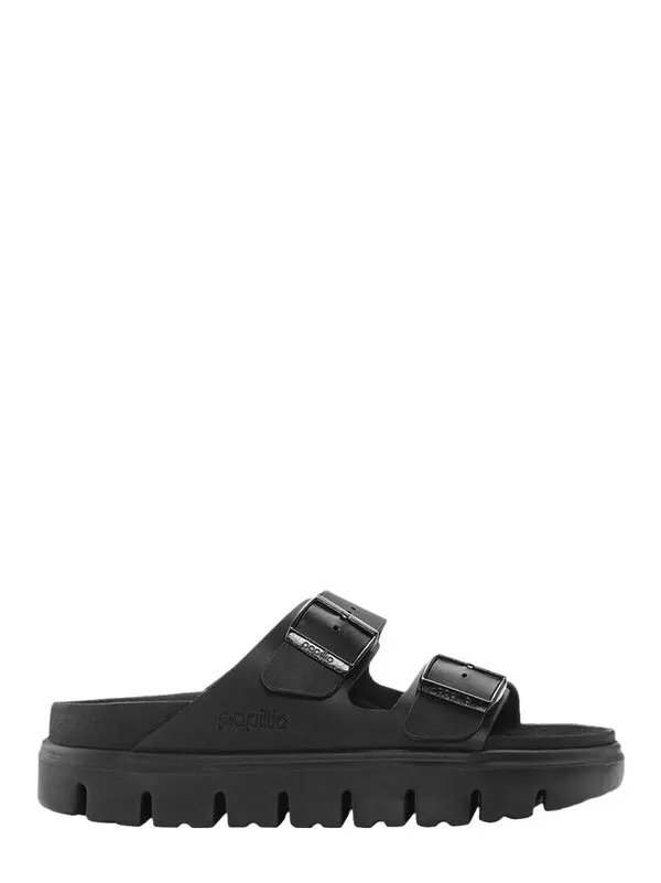 BIRKENSTOCK Arizona Chunky Leather Sandals - Black