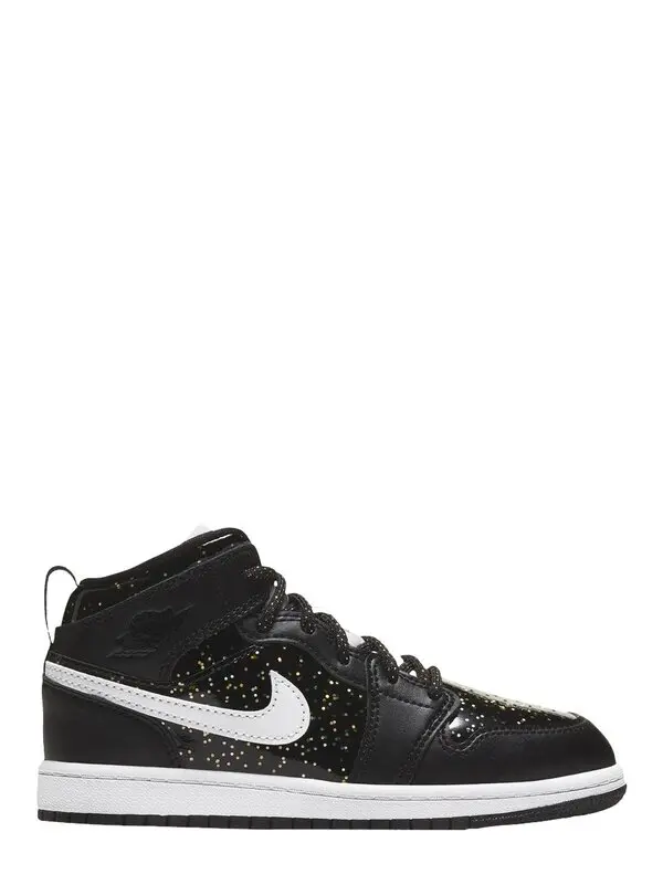 JORDAN 1 Mid Se Ps Glitter - Black