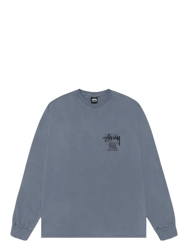 StÜssy Classic Gear Long-sleeve Tee - Blue