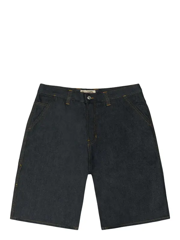 StÜssy Raw Denim Work Short - Blue