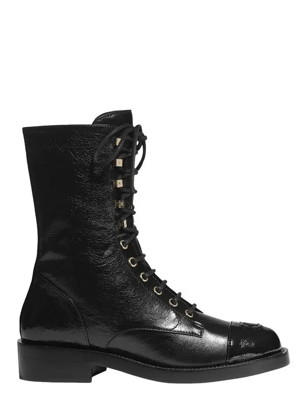 Chanel Combat Boot - Black