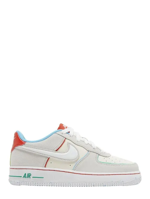 Nike Air Force 1 Lv8 Gs 'holiday Cookies' Sneakers - Cream