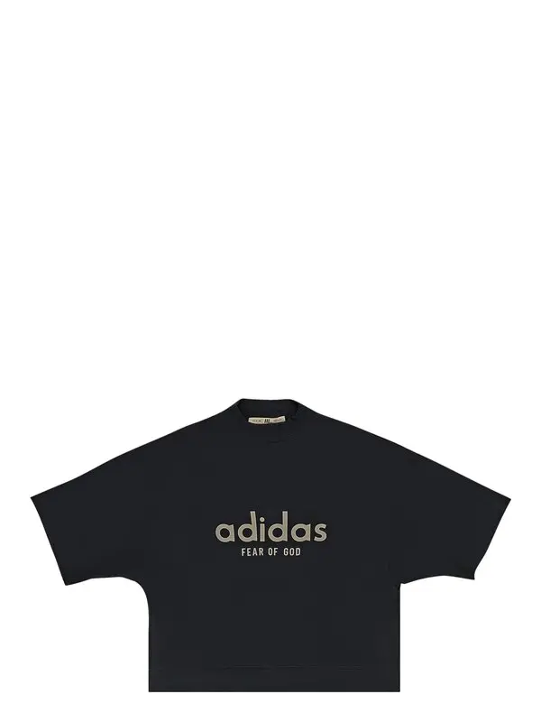 Adidas X Fear Of God Athletics Heavy Jersey 3/4 Mock Tee - Black