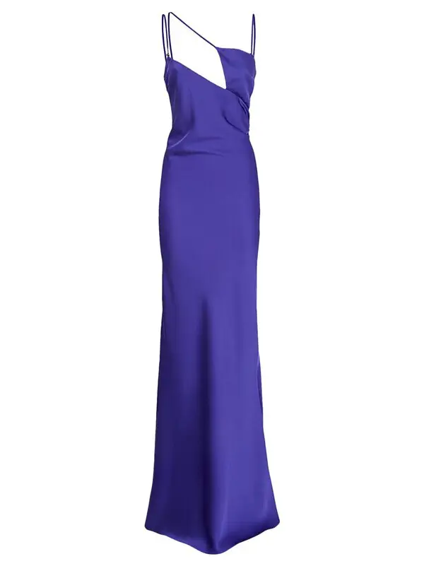 Attico Melva Long Dress - Purple