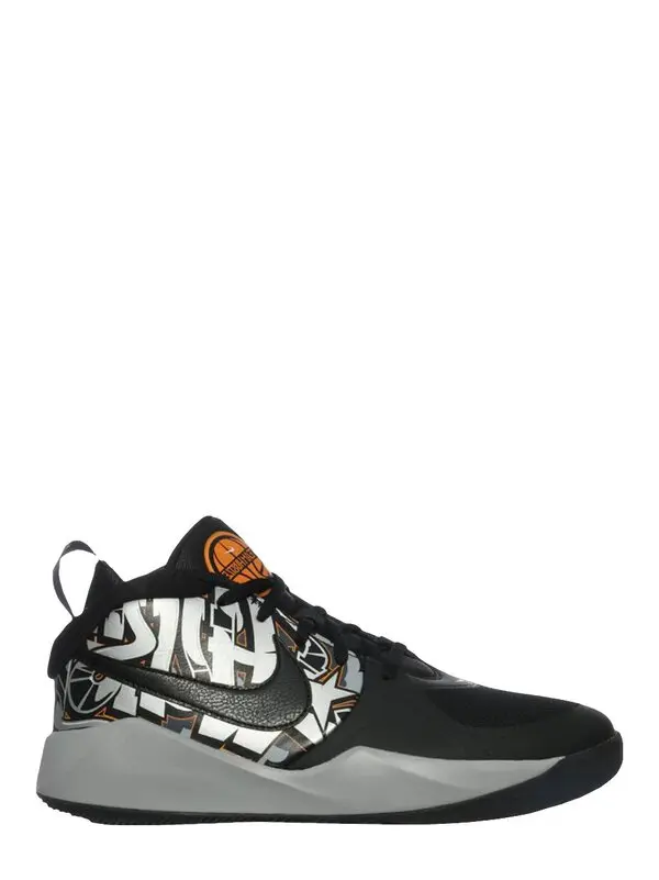 Nike Team Hustle D9 Gs Graffiti - Black