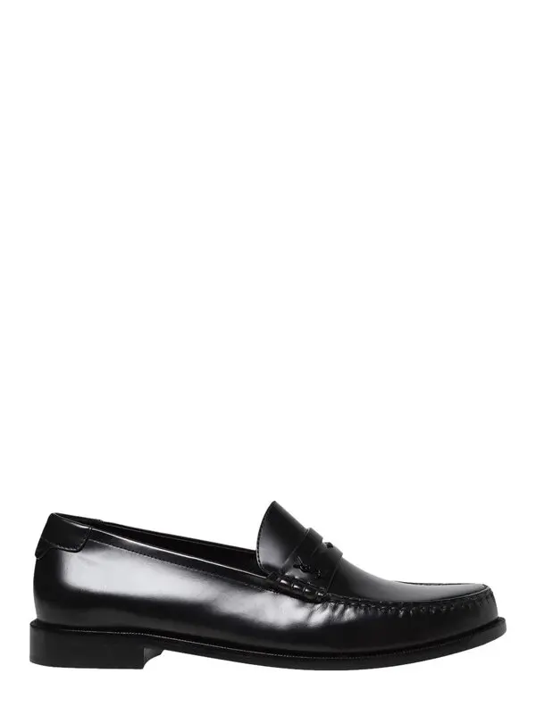 Saint Laurent Le Loafer Slip-on Flat - Black