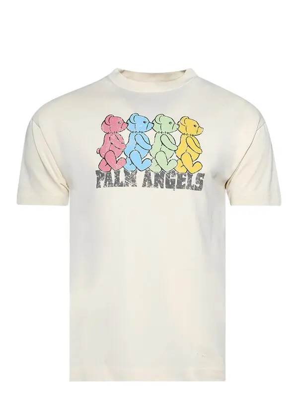 Palm Angels Crossroads Bears T-shirt - White