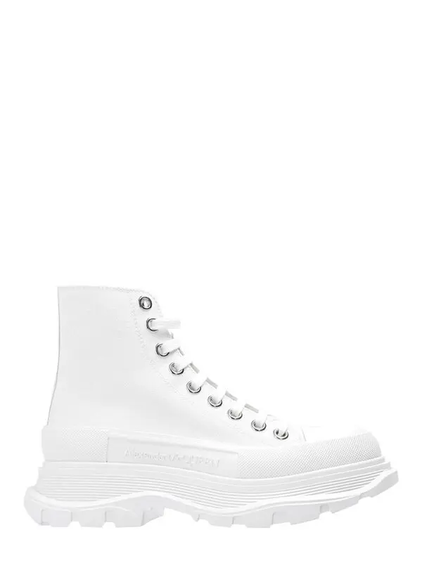 Alexander McQueen Tread Slick High-top Sneakers - White