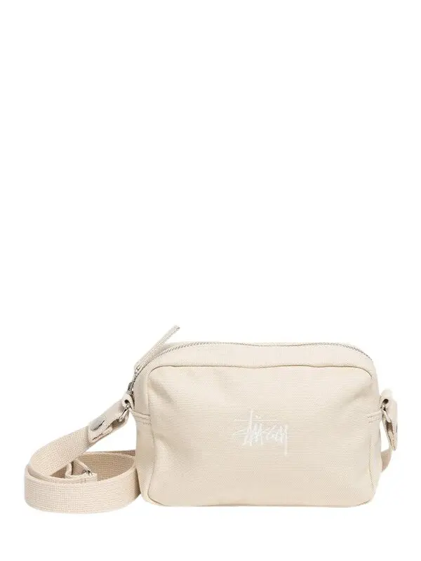 StÜssy Needle Punch Side Pouch - Cream