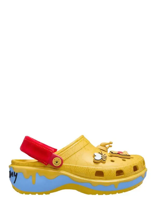 CROCS Disney X Classic Platform Clog 'winnie The Pooh - Yellow
