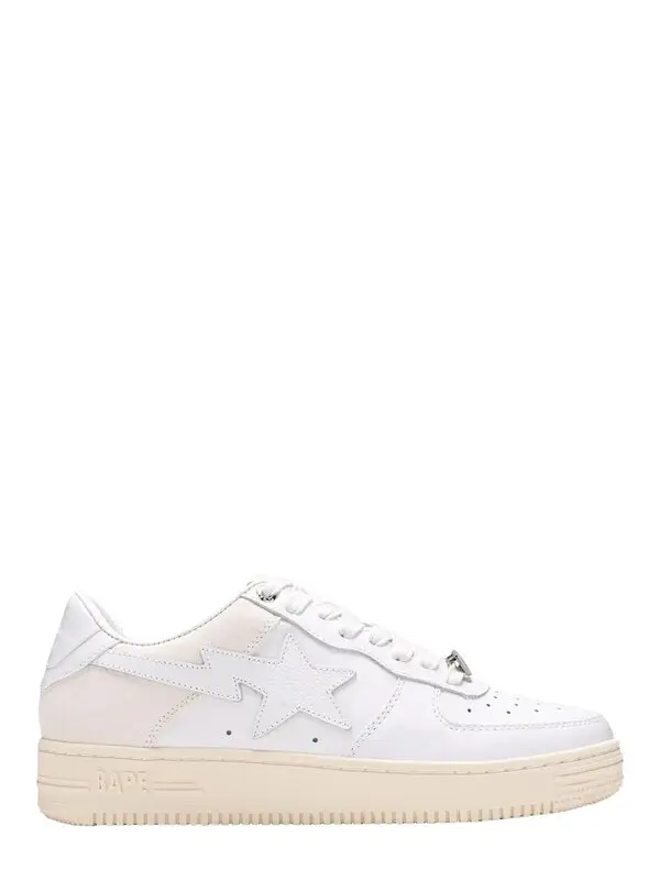BAPE Bapesta Low 'suede Heel' Sneakers - White