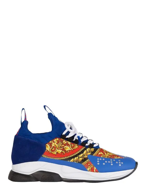 Versace Cross Chainer Sneakers - Blue