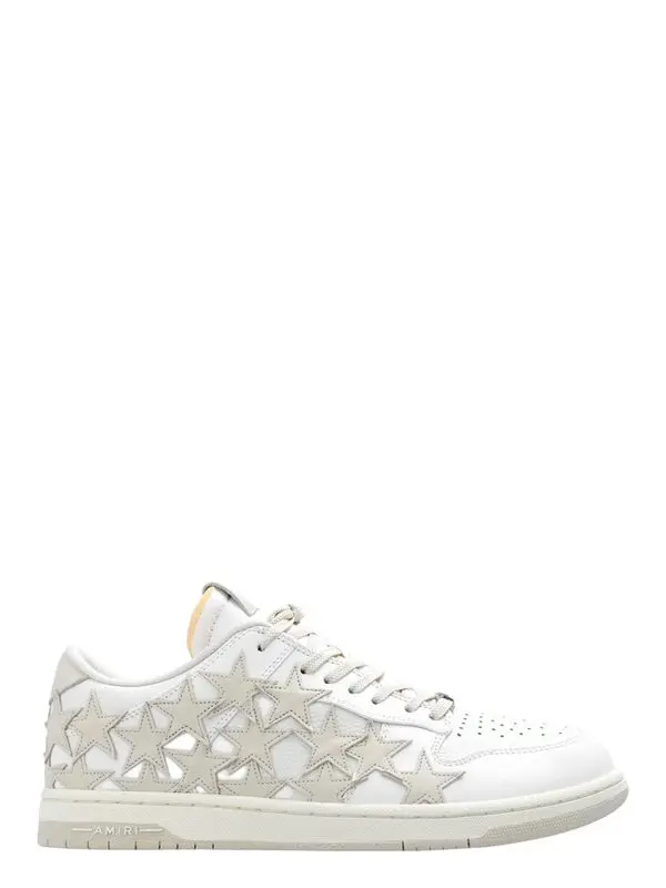 Amiri Stars Low Birch - White