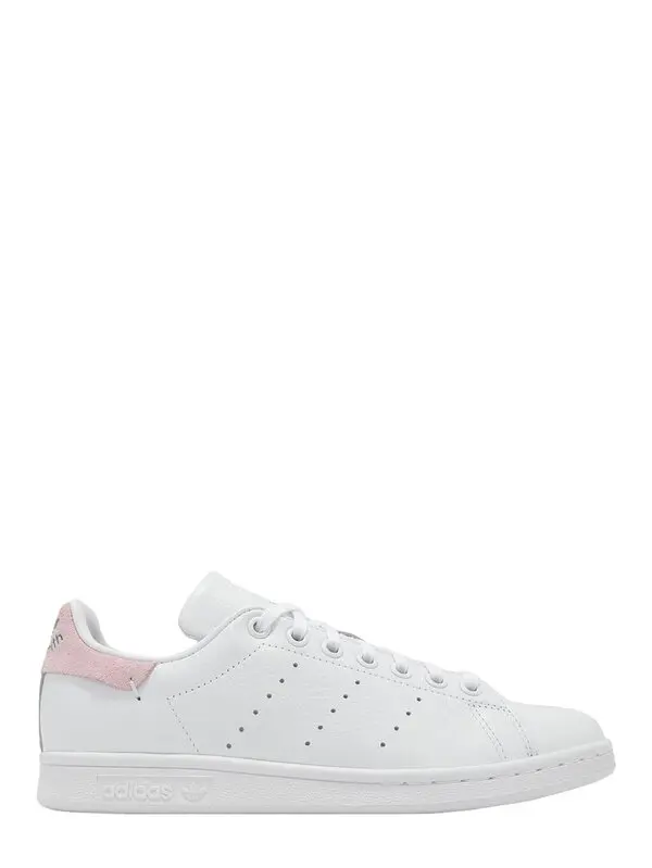 Adidas Stan Smith J Patchwork Heel Sneakers - White