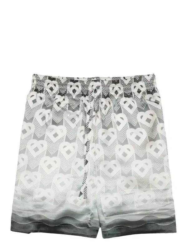 Casablanca Drawstring Shorts - Grey