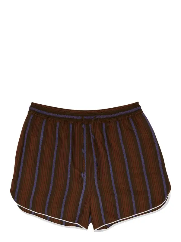 WALES BONNER Life Shorts - Brown
