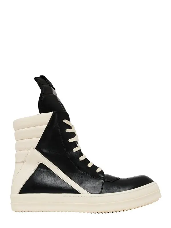 Rick Owens Luxor Geobasket Sneakers - Black