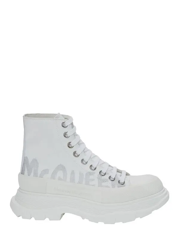 Alexander McQueen Tread Slick Boots - White