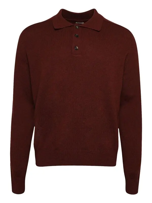 BODE Cashmere Polo - Brown