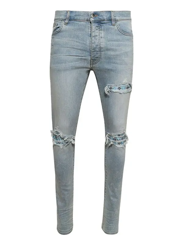 Amiri Crystal Starburst Mx1 Jean - Blue