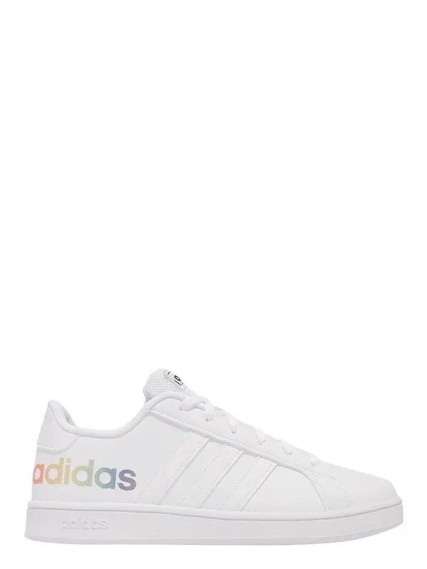 Adidas Grand Court J Pride - White
