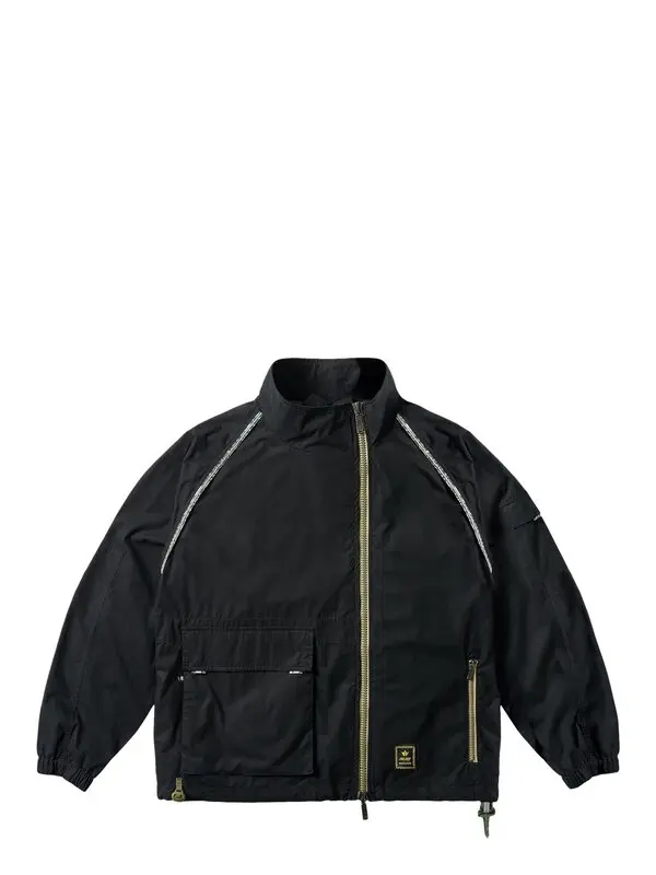 PALACE X Maharishi Asymmetric Track Jacket - Black