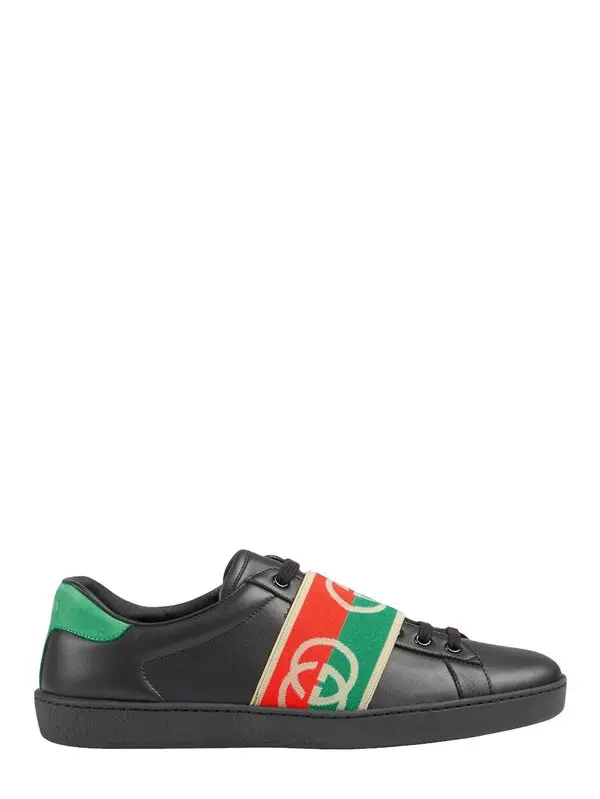Gucci Ace Interlocking G Sneakers - Black